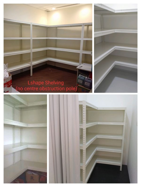 Organize Your Store with Lshape Shelving | No center Obstruction