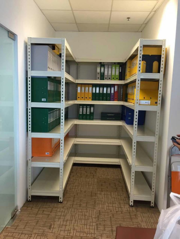Office filing Boltless Rack Singapore | Lshape Racks - Sgshelving.com