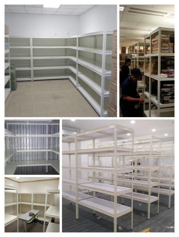 Buy Boltless Racks Singapore | Lshape Storage Racks | Bombshelter Rack