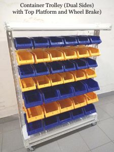 Affordable Container Trolley | Boltless Racks | Metal Racks | Pallet Racks