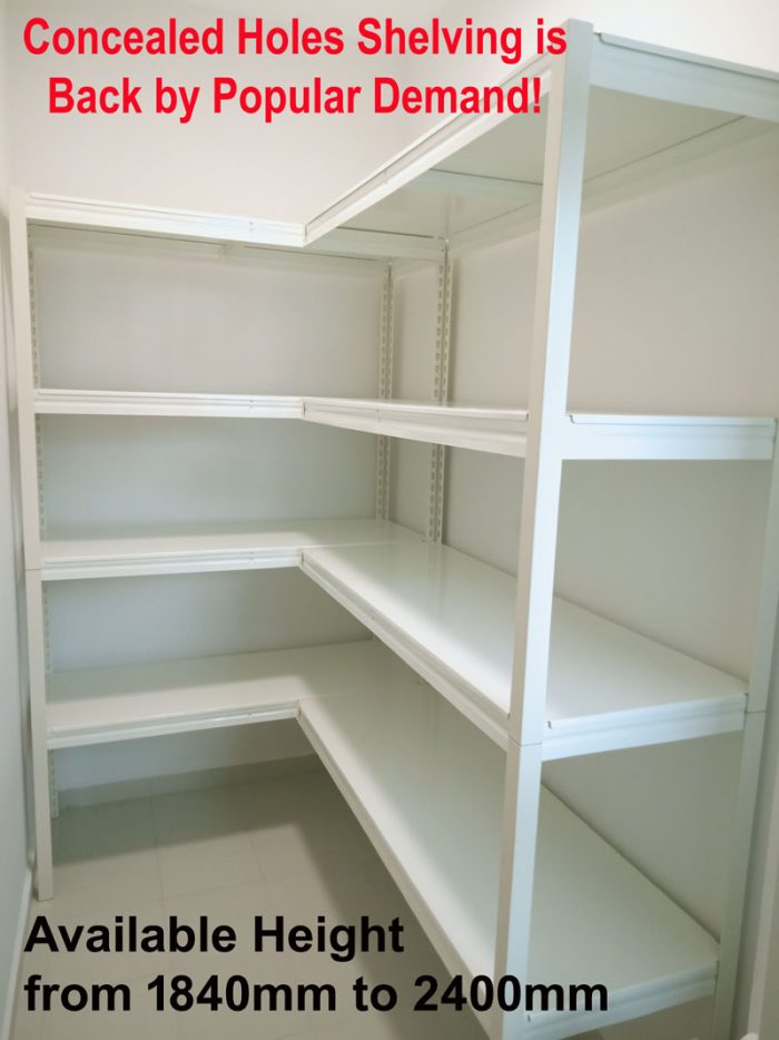 Buy Boltless Racks Singapore | Lshape Storage Racks | Bombshelter Rack