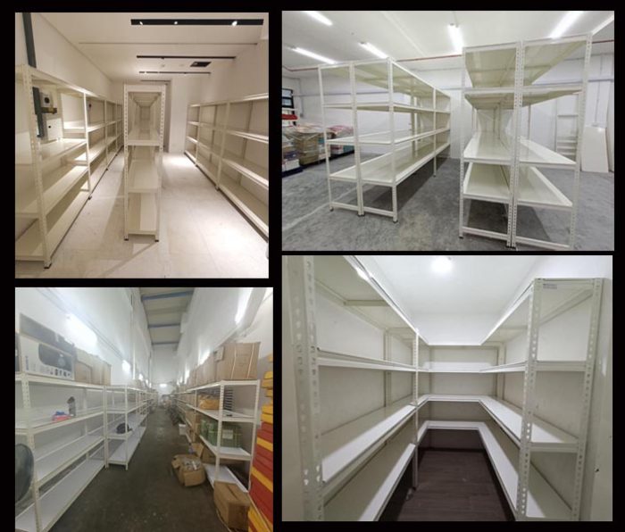 Buy Boltless Racks Singapore | Lshape Storage Racks | Bombshelter Rack